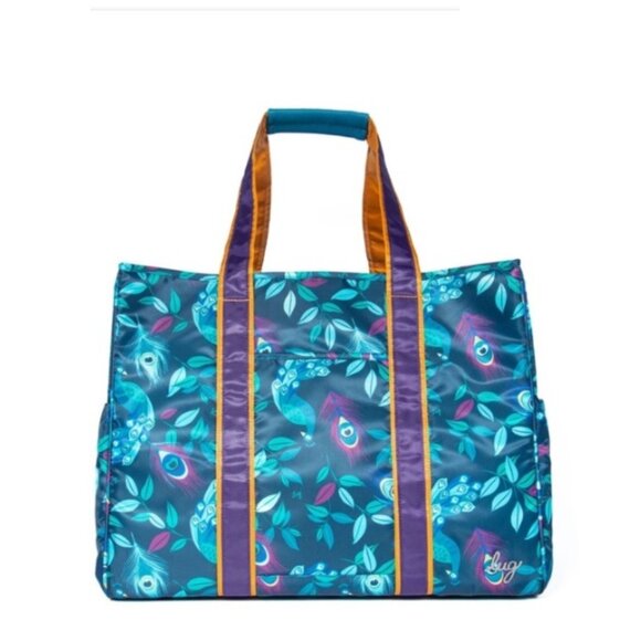 lug | Bags | Lug Rover Xlarge Carryall Tote Peacock Multi | Poshmark